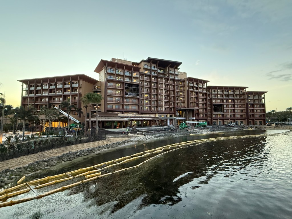 Polynesian Island Tower Construction Update: November 2024 - DVC Fan