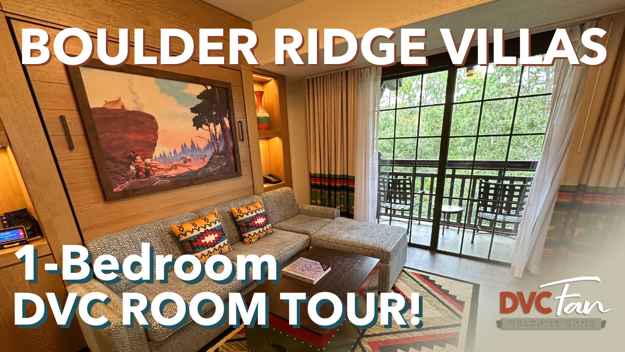Tour a Stunning 1-Bedroom DVC Villa at Boulder Ridge Villas | Disney's ...